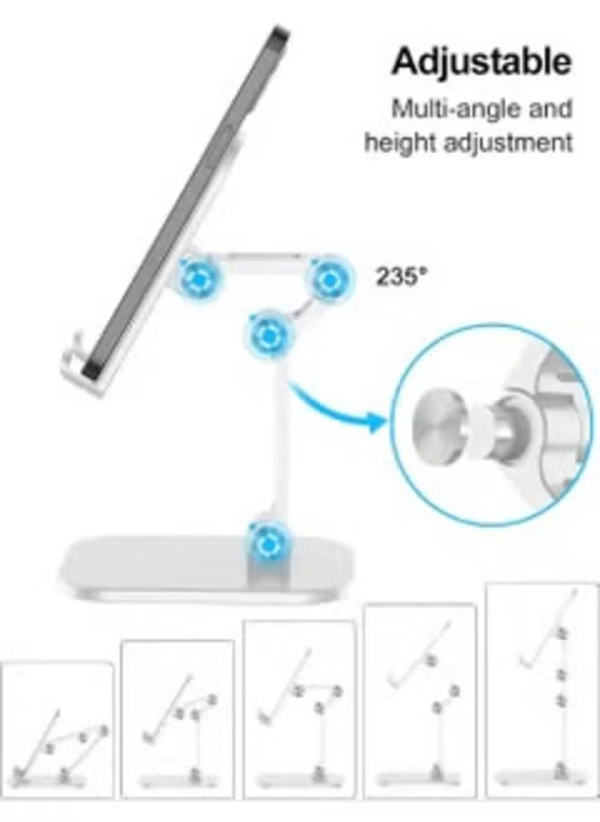 Foldable Phone Stand With Adjustable Height and Angle for Desk - K. Mir ...