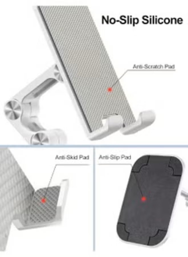 Foldable Phone Stand With Adjustable Height and Angle for Desk - K. Mir ...