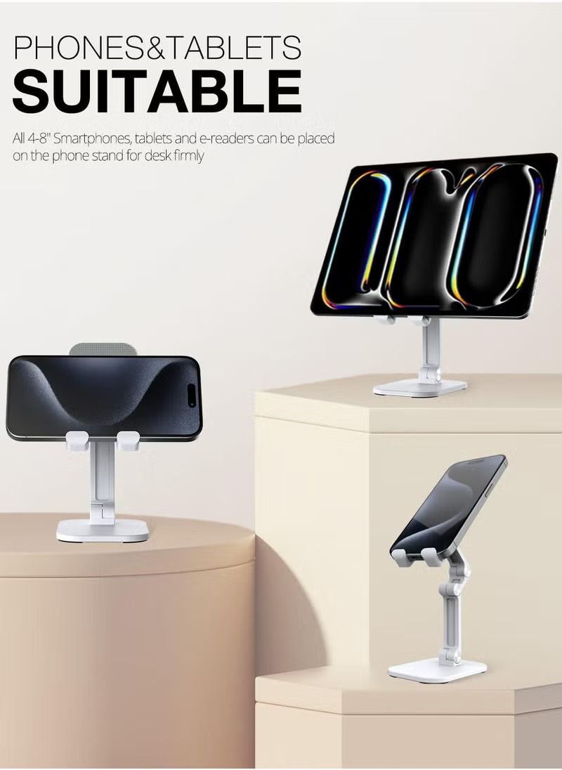 Foldable Phone Stand With Adjustable Height and Angle for Desk - K. Mir ...